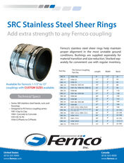 Stainless Steel Shear Rings | Fernco - Canada